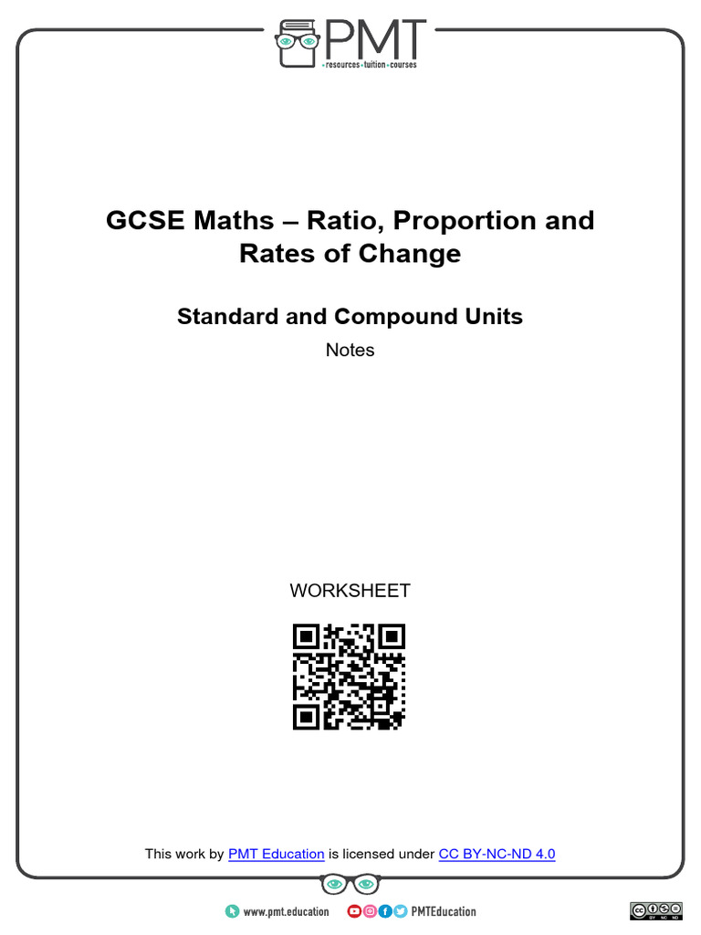 GCSE Maths: Units and Conversions Guide | PDF | Litre | Length