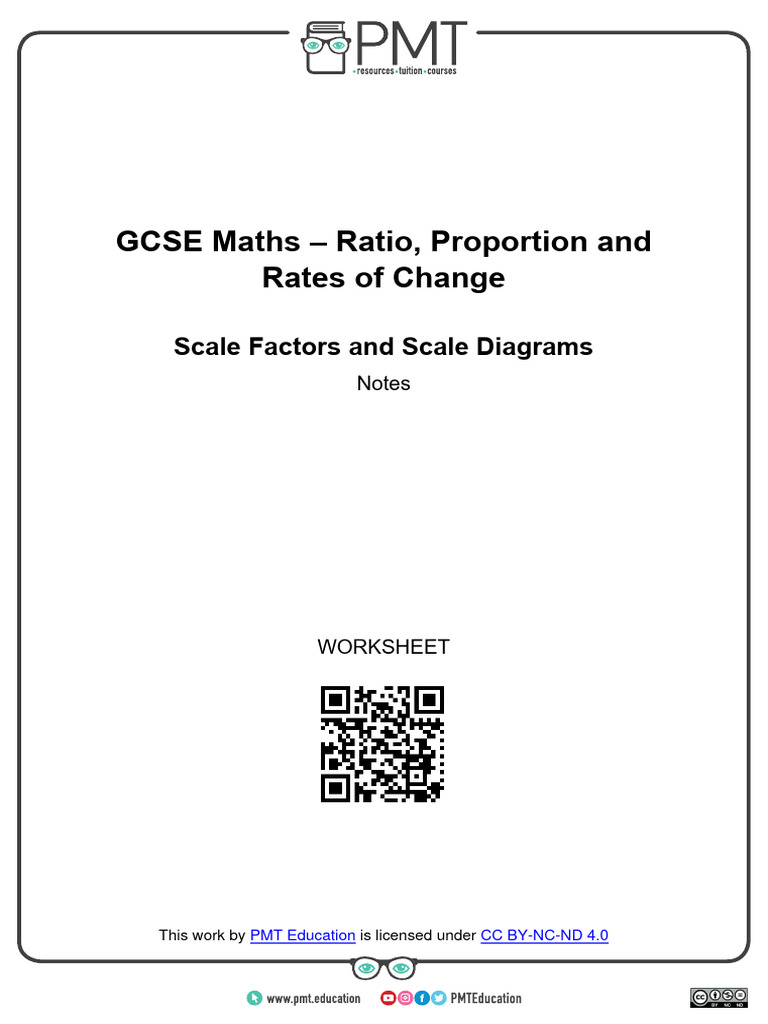 Understanding Scale Factors and Diagrams | PDF | Length | Map