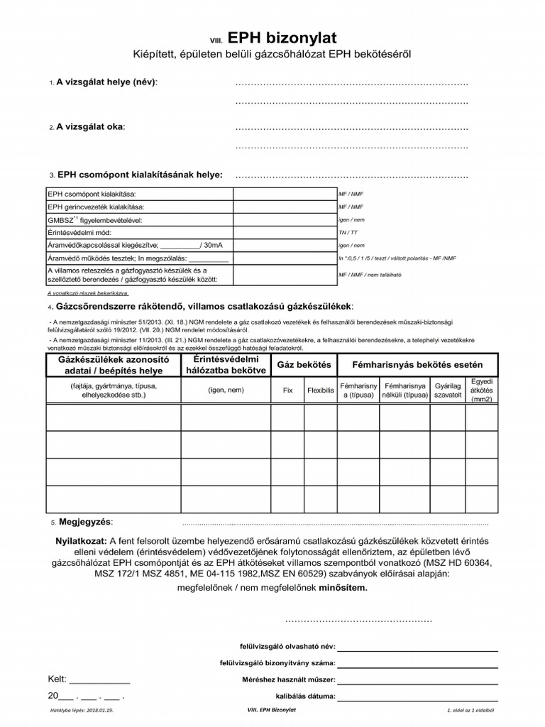 EPH Nyilatkozat 8 Kitoltheto-Kicsi | PDF