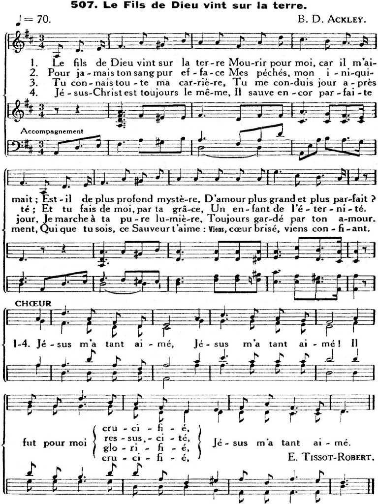 AF507 Le Fils de Dieu vint sur la terre | PDF