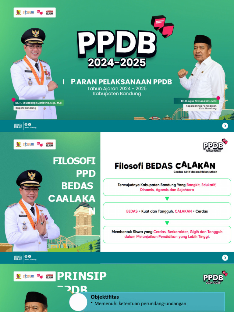 Paparan PPDB Kab. Bandung Ta 2024 2025 | PDF