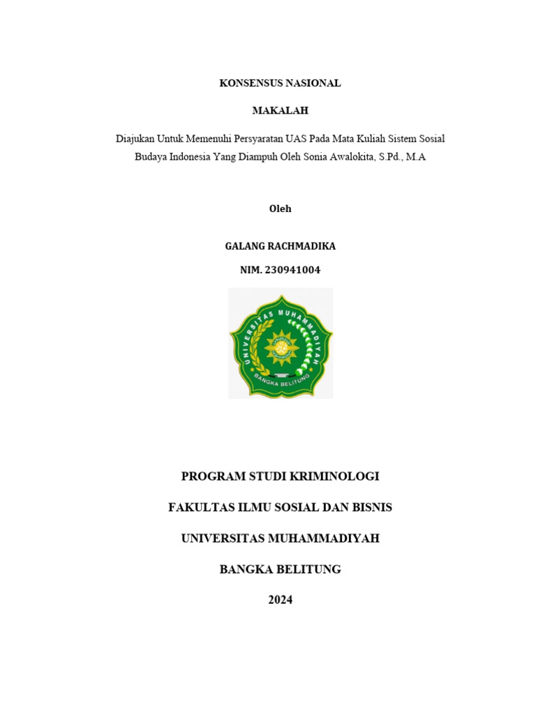 Ssbi Galang Rachmadika 230942004 Pdf Sains Matematika