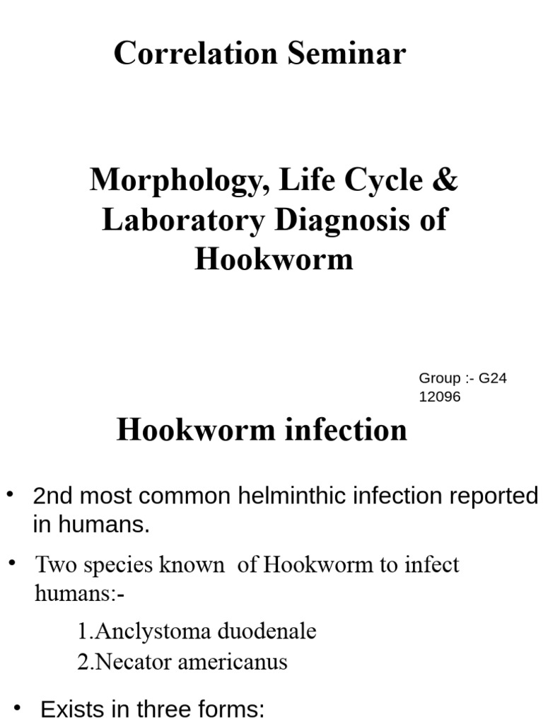 Hookworm 12096 | PDF | Medical Specialties