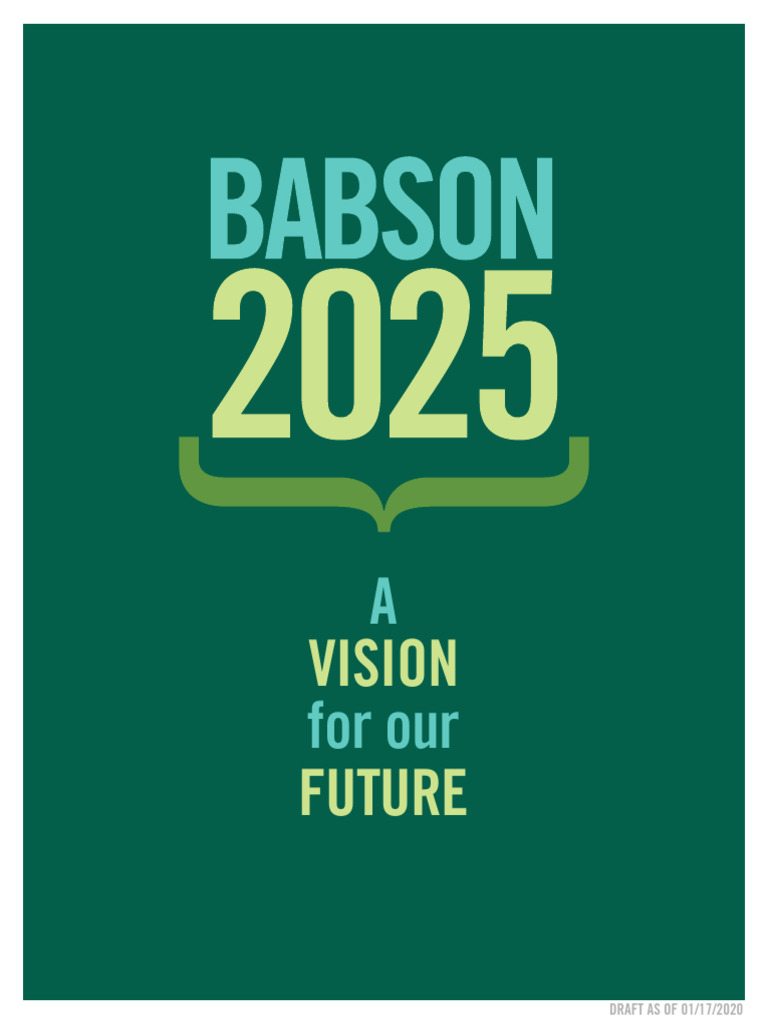 Babson 2025: Strategic Vision Overview | PDF | Entrepreneurship ...