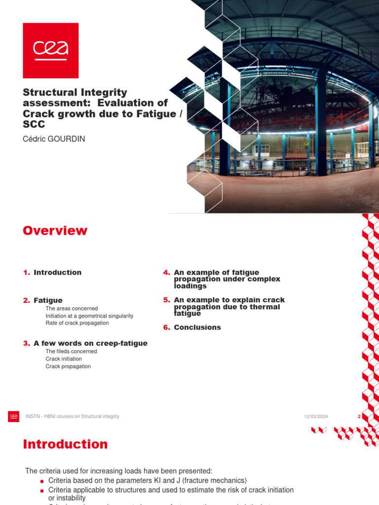Structural Integrity Assessment: Evaluation of Crack Growth Due To ...