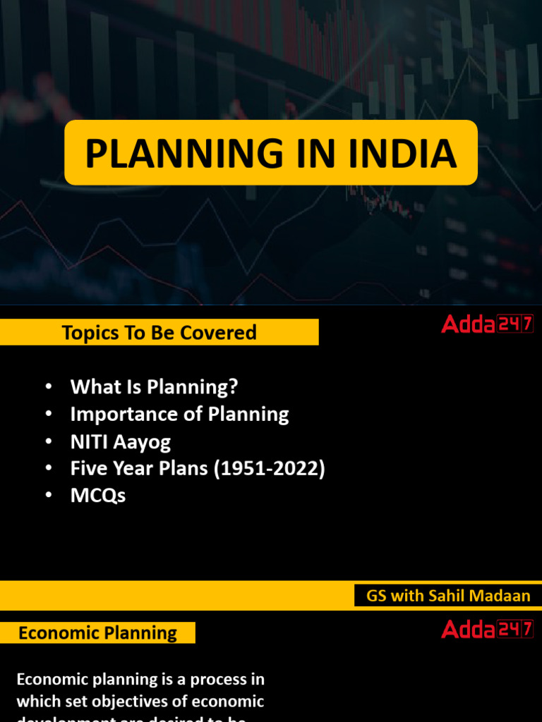 Planning in India | PDF