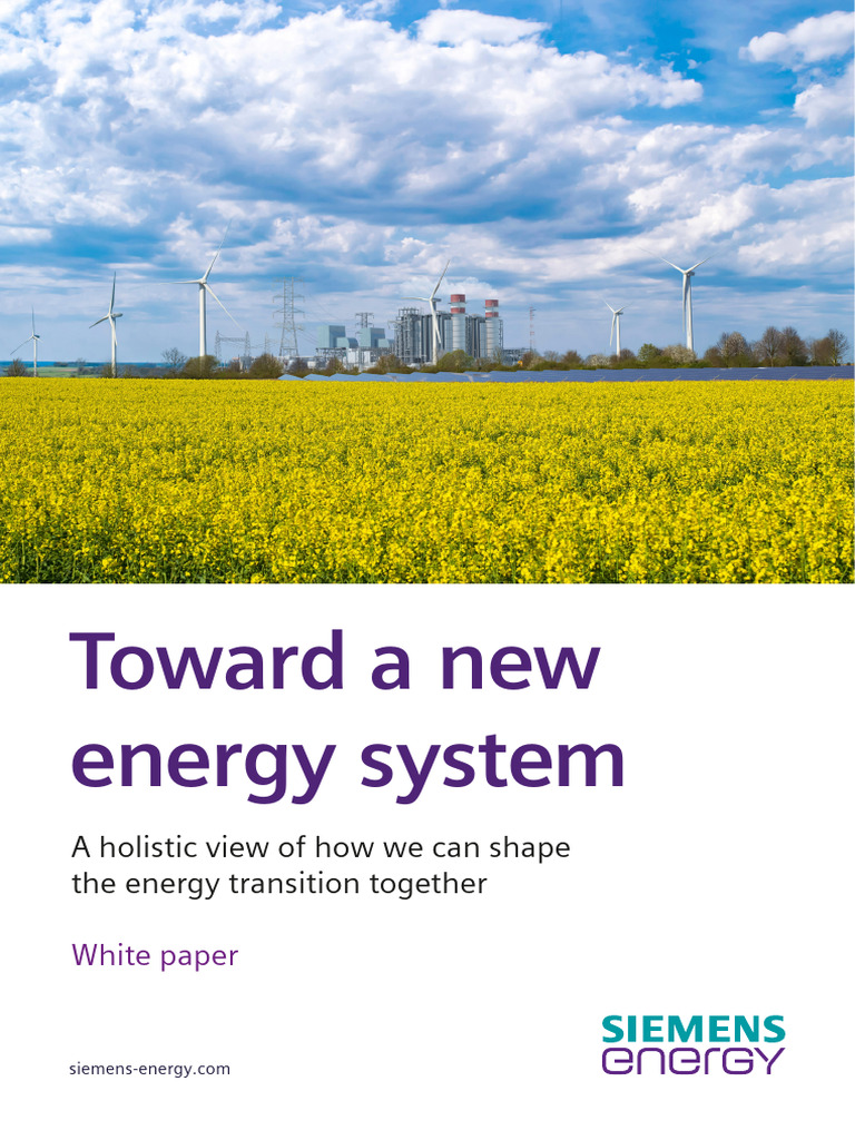 White Paper Toward A New Energy System V1 FINAL Original | PDF ...