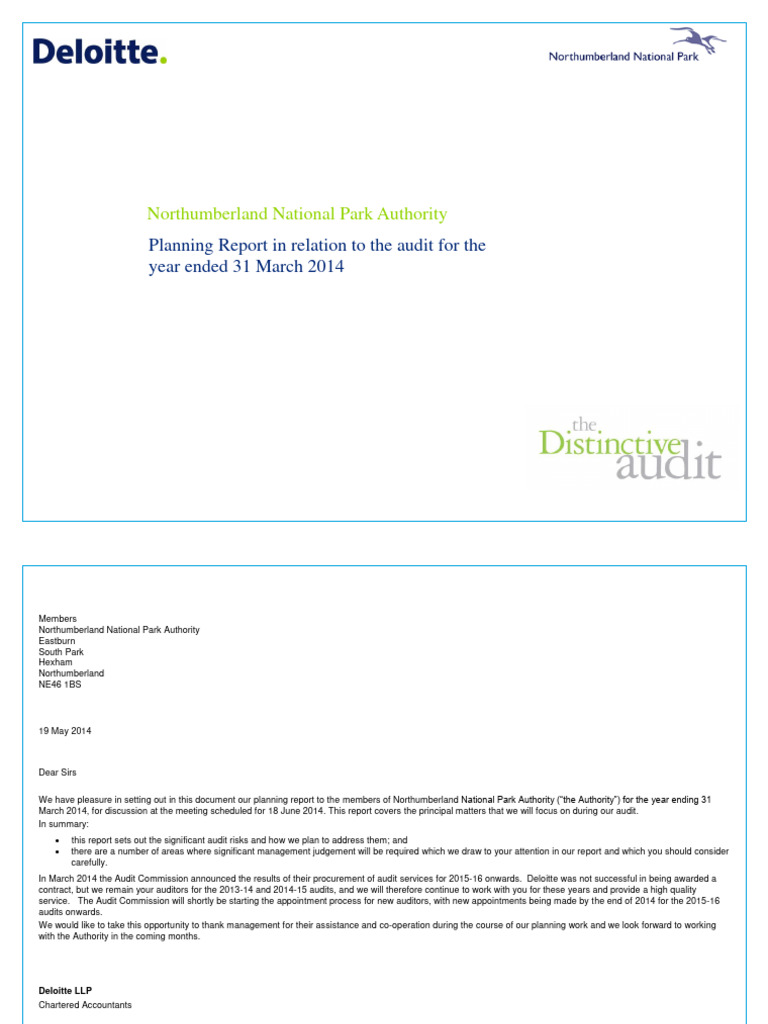 Item 5 Appendix 3 External Audit Report 2013 2014 | PDF | Audit ...