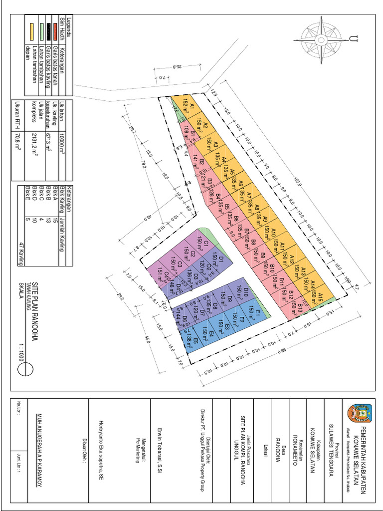 Site Plan Tanah Kavling Ranooha Upp | PDF