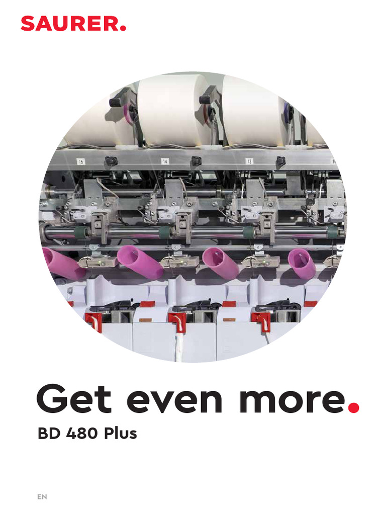 BD 480 Plus Product Brochure en | PDF | Spinning (Textiles) | Yarn
