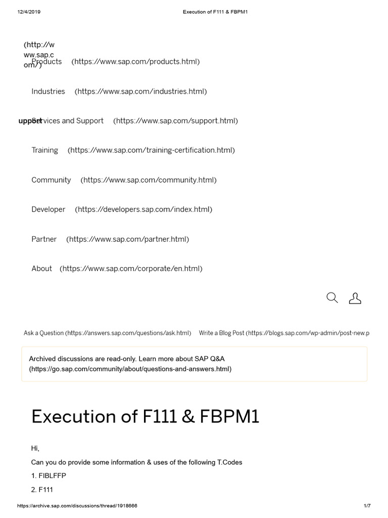 Execution of F111 & FBPM1 | PDF | Computing