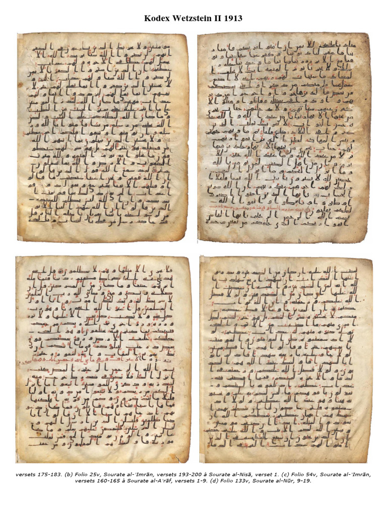 Analyse du Kodex Wetzstein II 1913 | PDF | Croyances et doctrines ...