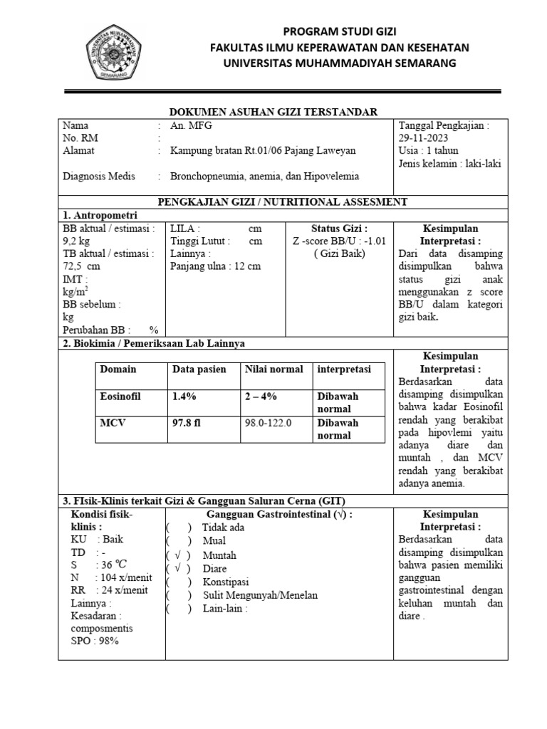 Kasus 3 An. Fathan (Anak) Sudah Revisi | PDF | Kesehatan Holistik