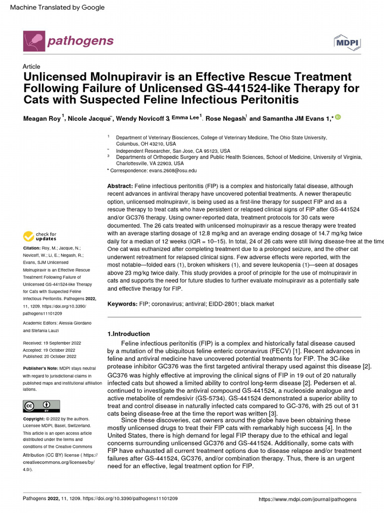 Pathogens Pdf Health Care Drugs