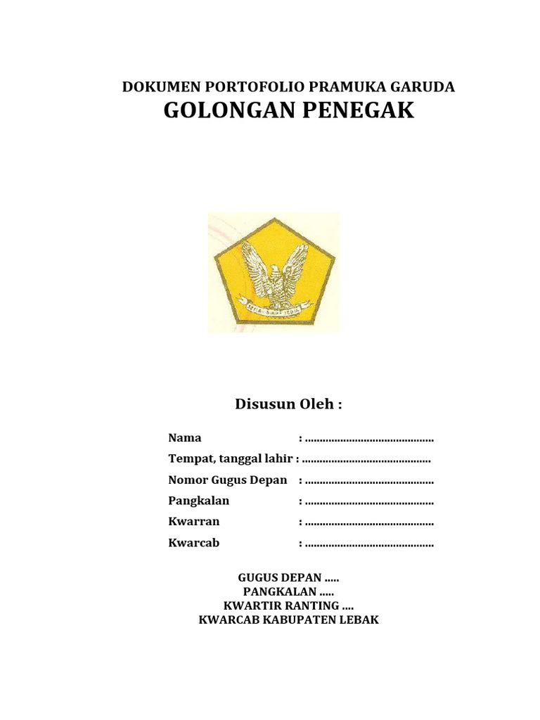 Portofilio Tegak Garuda | PDF | Game & Aktivitas | Kajian Bahasa Asing