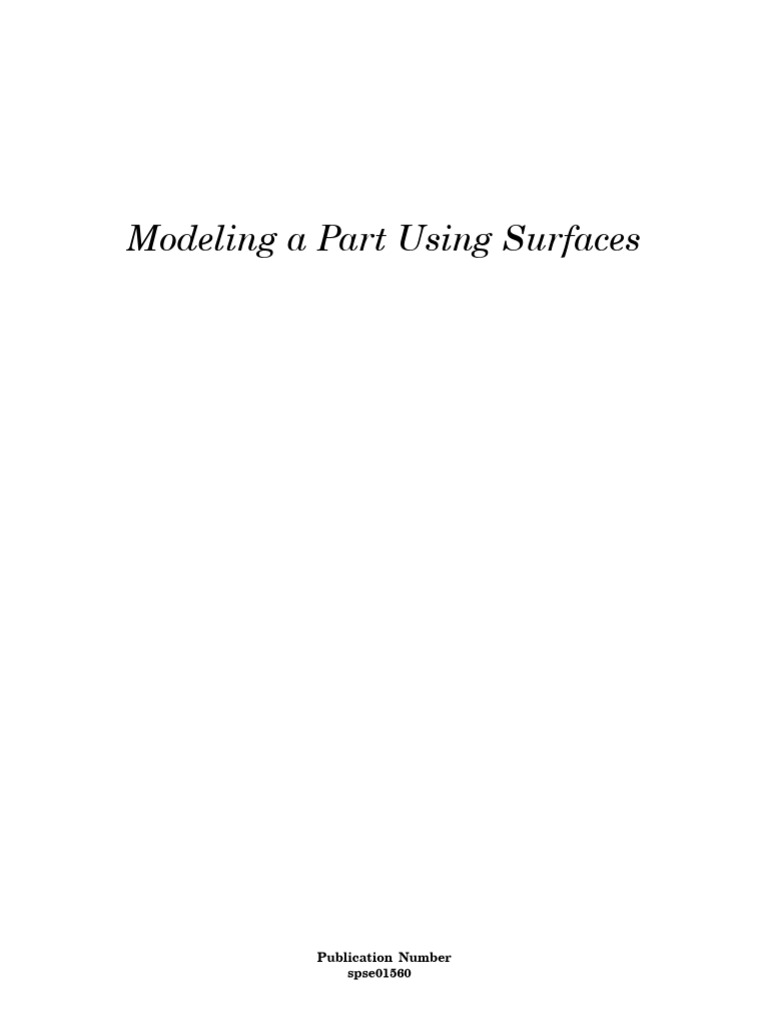 NX Surfacing | PDF | Spline (Mathematics) | Geometry