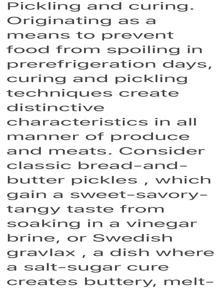 Lecture No 7 Part 3 | PDF | Pickling | Curing (Food Preservation)