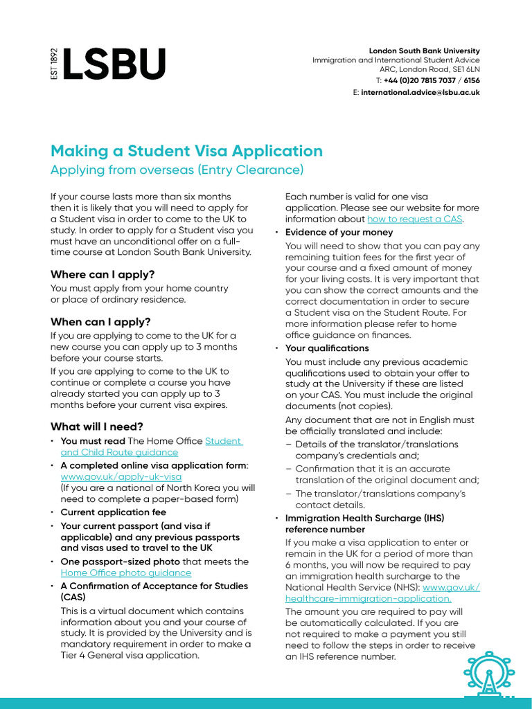 making-student-visa-application | PDF | Travel Visa | Government And Personhood