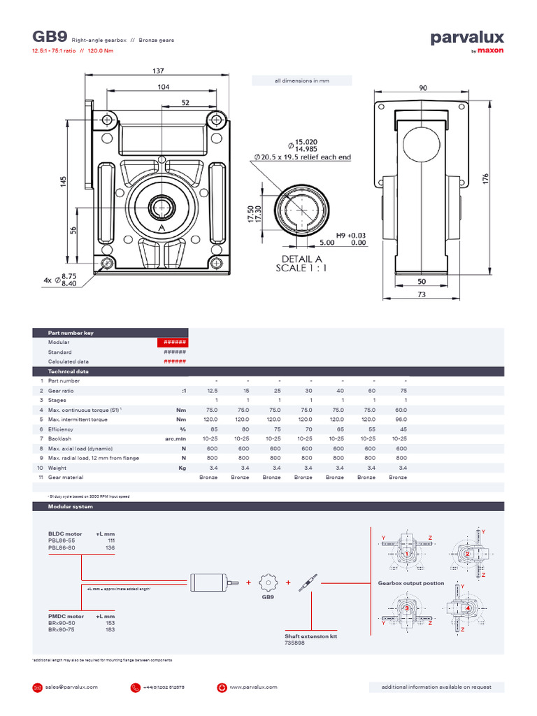 Gearbox Specifications Guide | PDF | Gear | Manufactured Goods