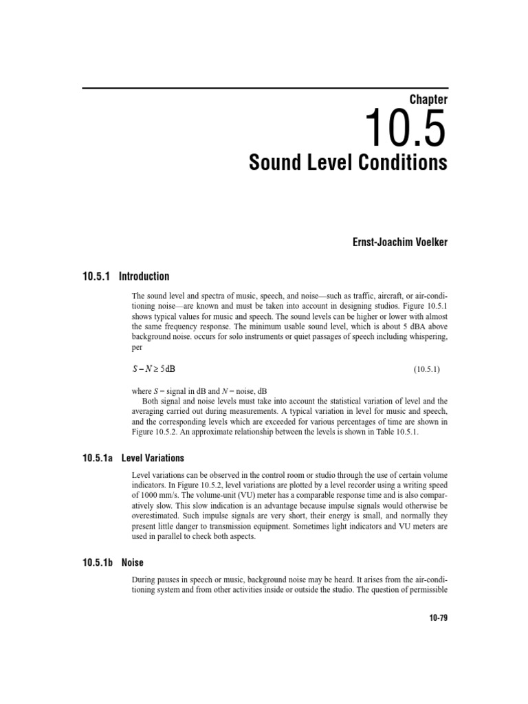 Sound Level Requirements | PDF | Decibel | Noise