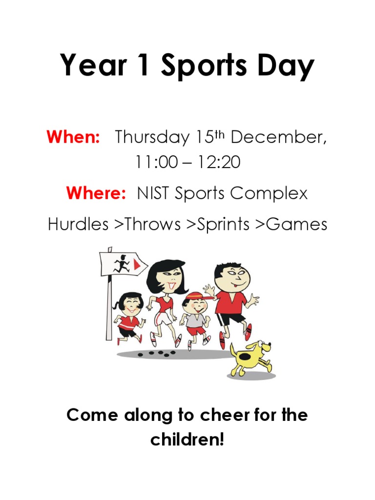 Year 1 Sports Day | PDF