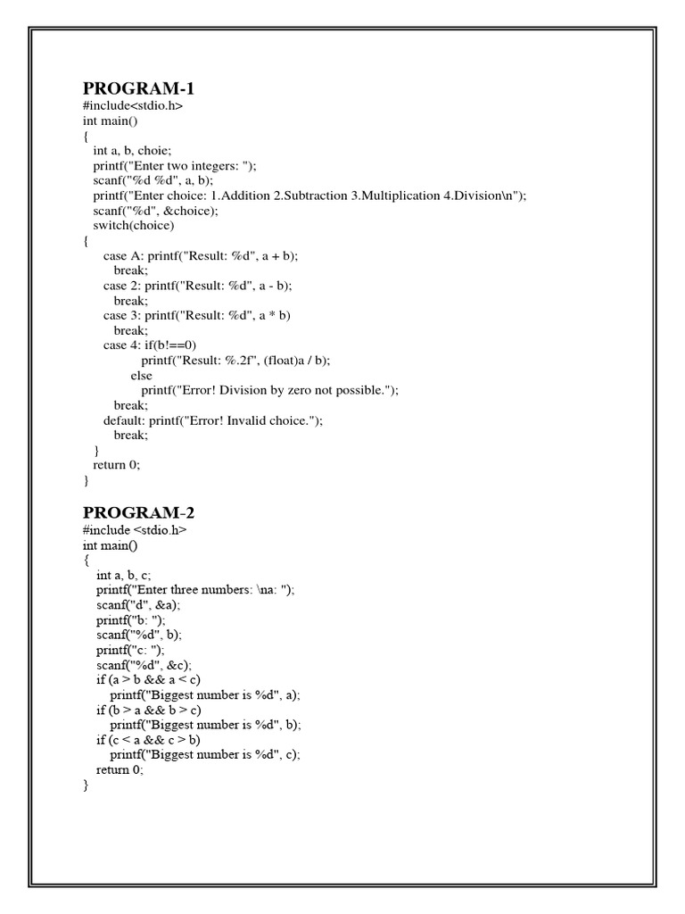 TPEC NON IT Programs Practice EC A B C | PDF | Computer Engineering | Computer Science