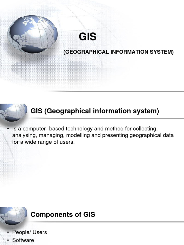 Geographical Information System | PDF | Geographic Information System ...