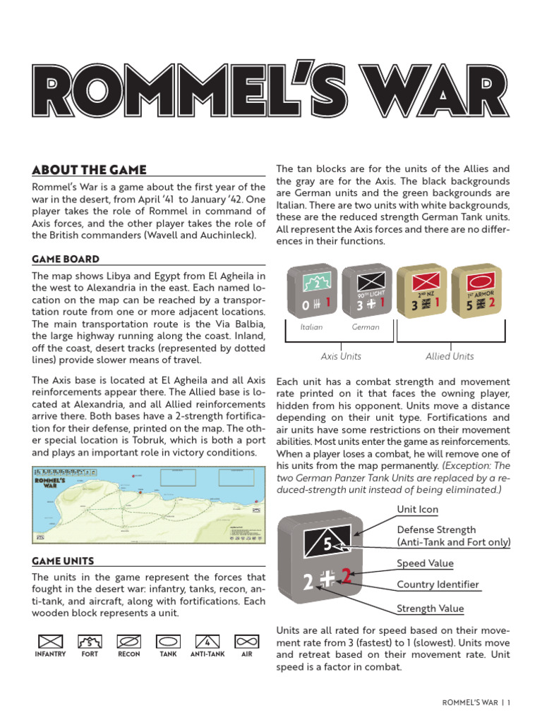 RMW_Rules | PDF | Battles And Operations Of World War II | North ...