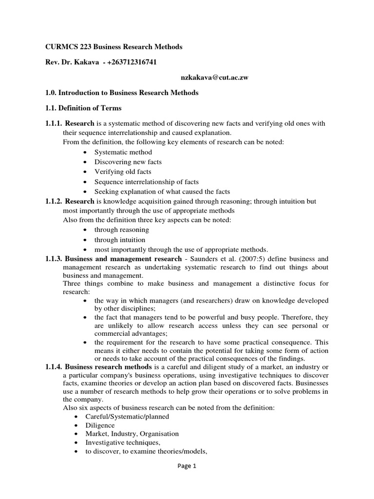 The Handout | PDF | Hypothesis | Scientific Method