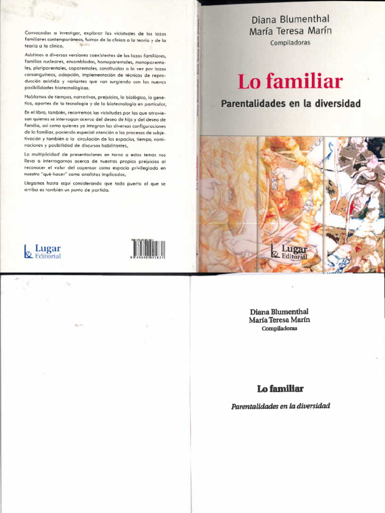 Blumenthal, D. - MarÃ - N M.T. (2019) Lo Familiar. Parentalidades en La Diversidad | PDF