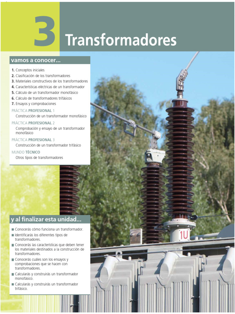 Transformadores | PDF | Transformador | Inductor