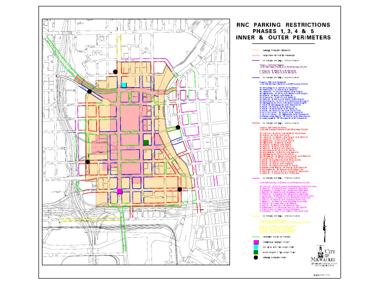RNC Parking Map | PDF