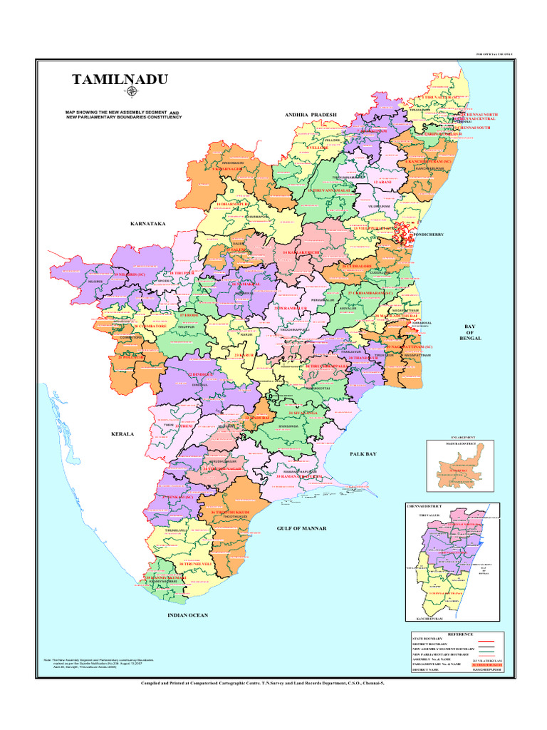 Tamil Nadu Assembly Constituencies List | PDF