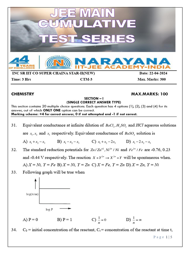 Sample Class-12 Cbse Chemistry Term Exam 20240615 205656 | PDF ... Sample Class-12 Cbse Chemistry Term Exam 20240615 205656 | PDF ...