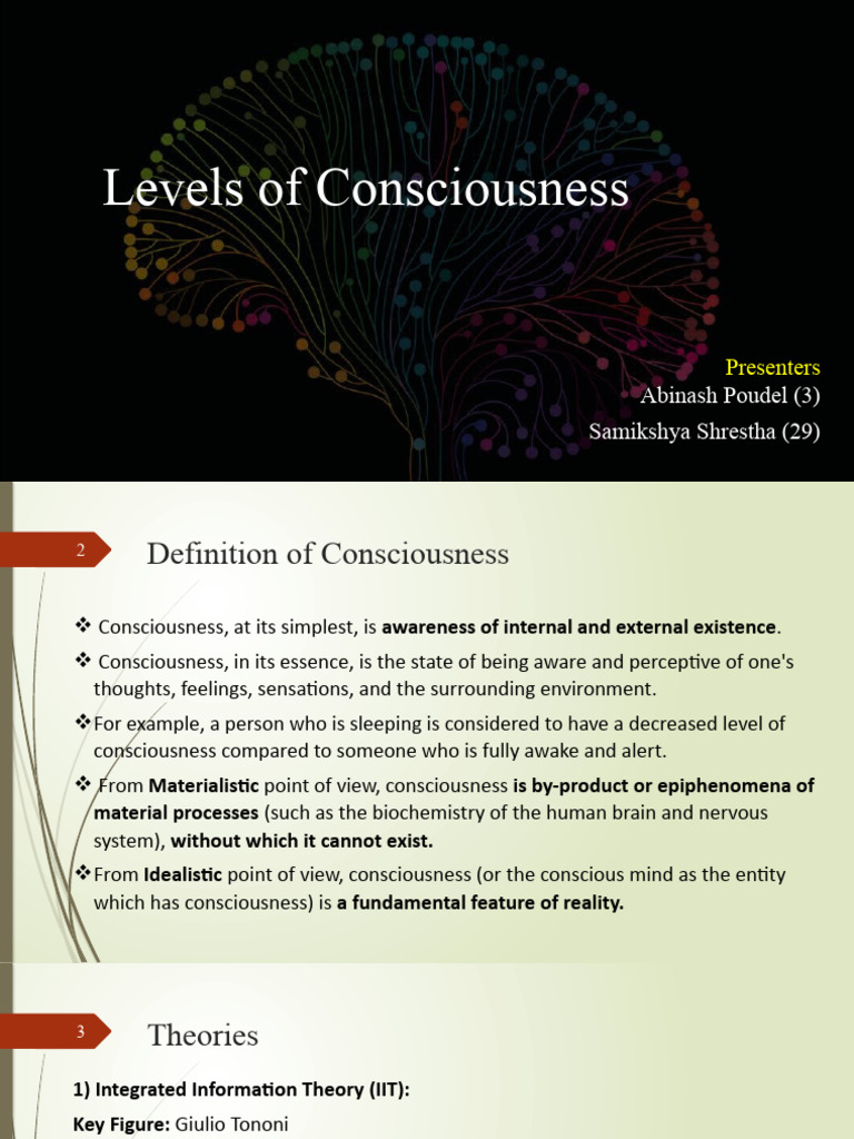 Levels of Consciousness | PDF | Consciousness | Id