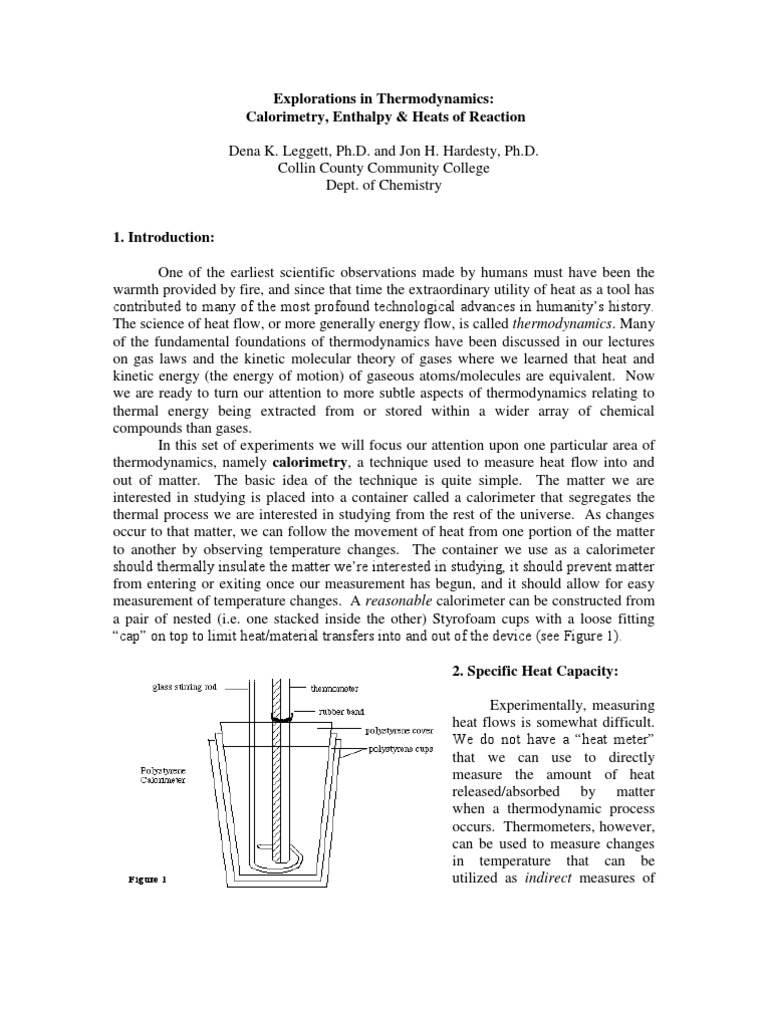 Calorimetry: Heat Flow and Constants | PDF | Solution | Heat