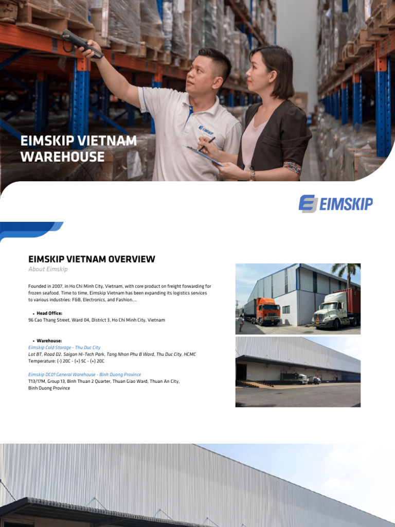 Eimskip Warehouse Brochure | PDF | Warehouse | Ho Chi Minh City