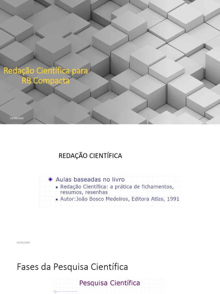 Redação Científica para RB Compacta | PDF | Abstract (resumo) | Science
