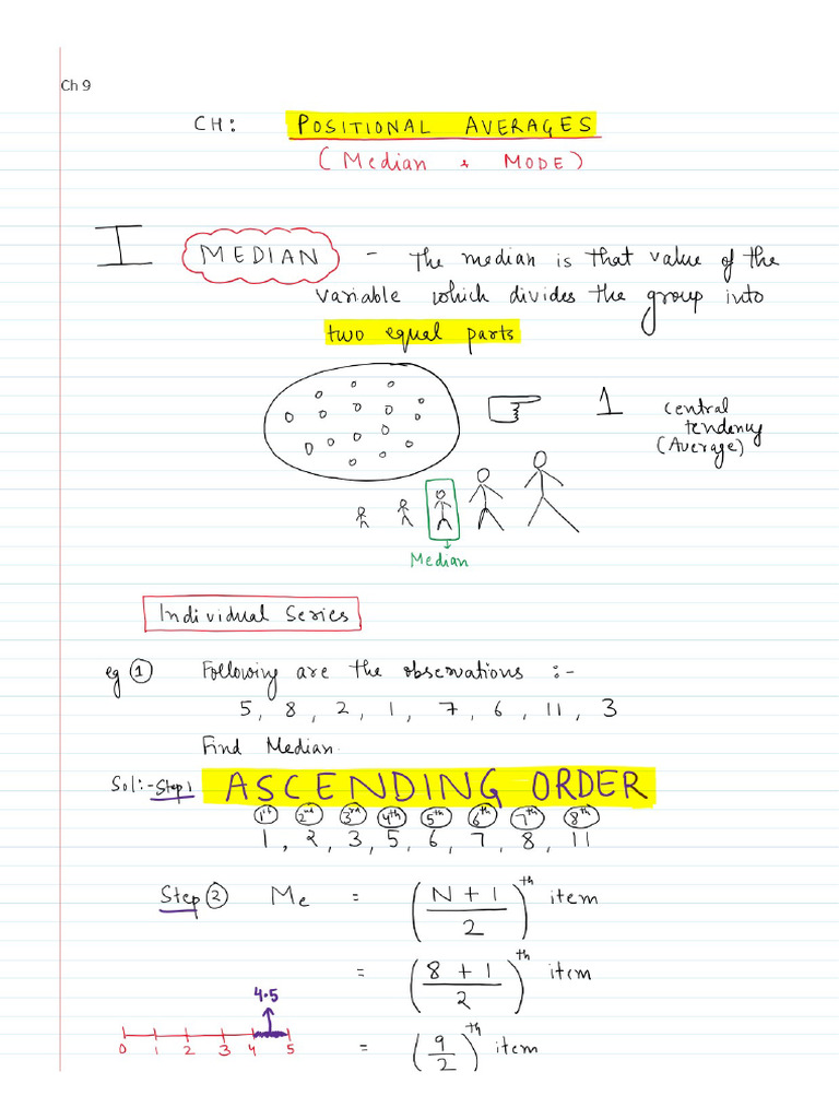 Positional Averages | PDF