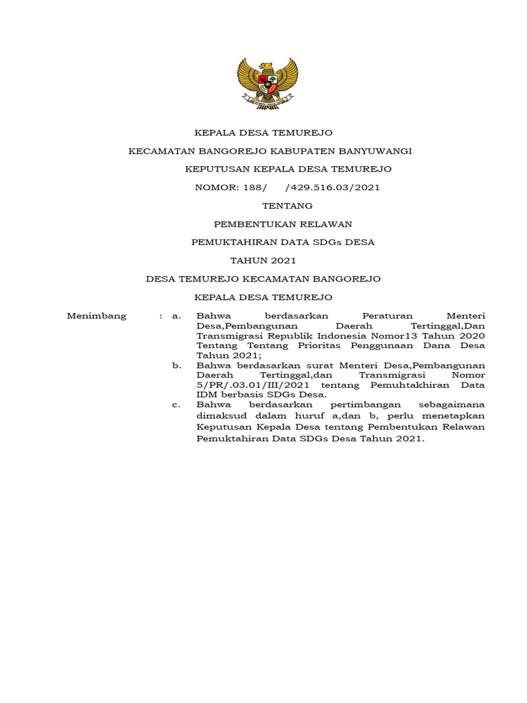 SK_TIM_PEMUTAKHIRAN_SDGS_new | PDF