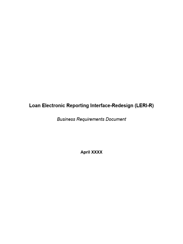 BRD Loan System | PDF | Mortgages | Metadata