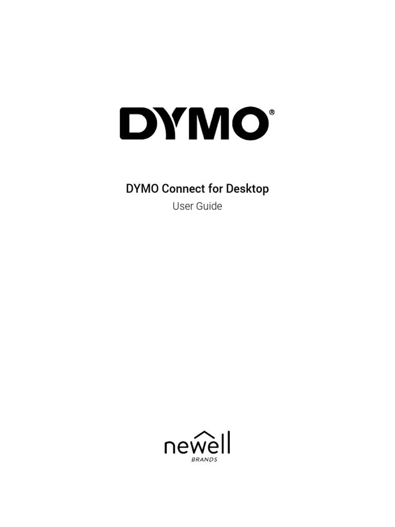 Dymo Connect - User Guide | PDF | Qr Code | Page Layout