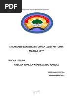 Formaatii Gabaasa Torbee Lama. | PDF