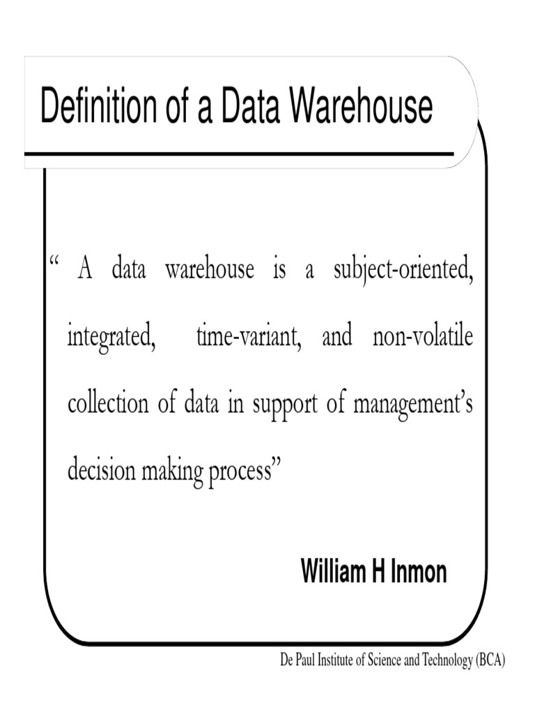BCA Semester VI Data Mining Module 2 (Presentation Kind of N | PDF | Data Warehouse | Databases