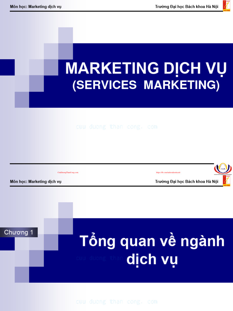 Marketing-Dich-Vu - Nguyen-Quynh-Hoa - Bai-Giang-Chuong-1 - 2013-Tong-Quan-Ve-Nganh-Dich-Vu ...