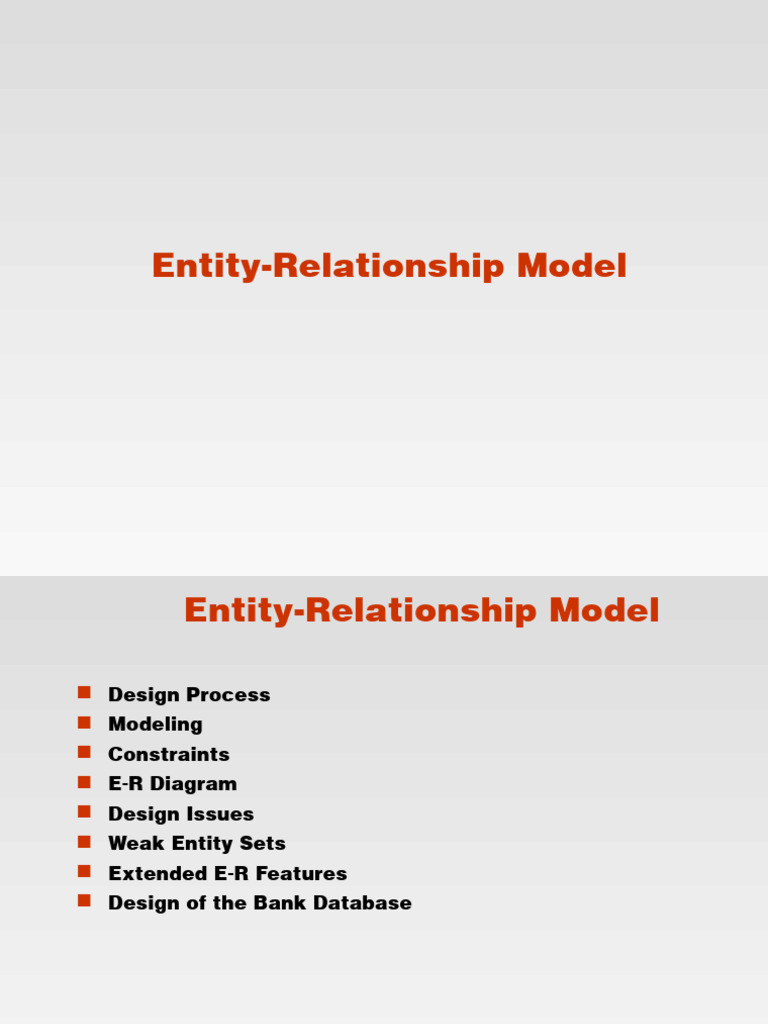 ER Model | PDF | Computer Programming