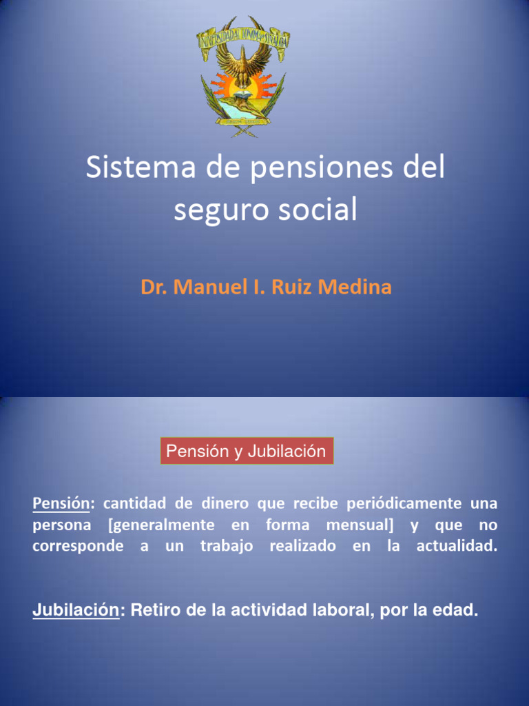 Sistema-de-Pensiones-del-Seguro-Social | PDF | Pensión | Desempleo