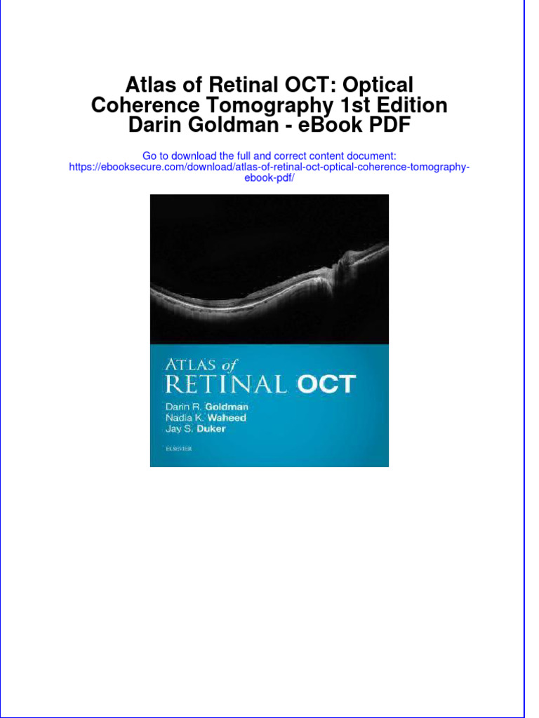 Atlas of Retinal Oct: Optical Coherence Tomography 1St Edition Darin ...