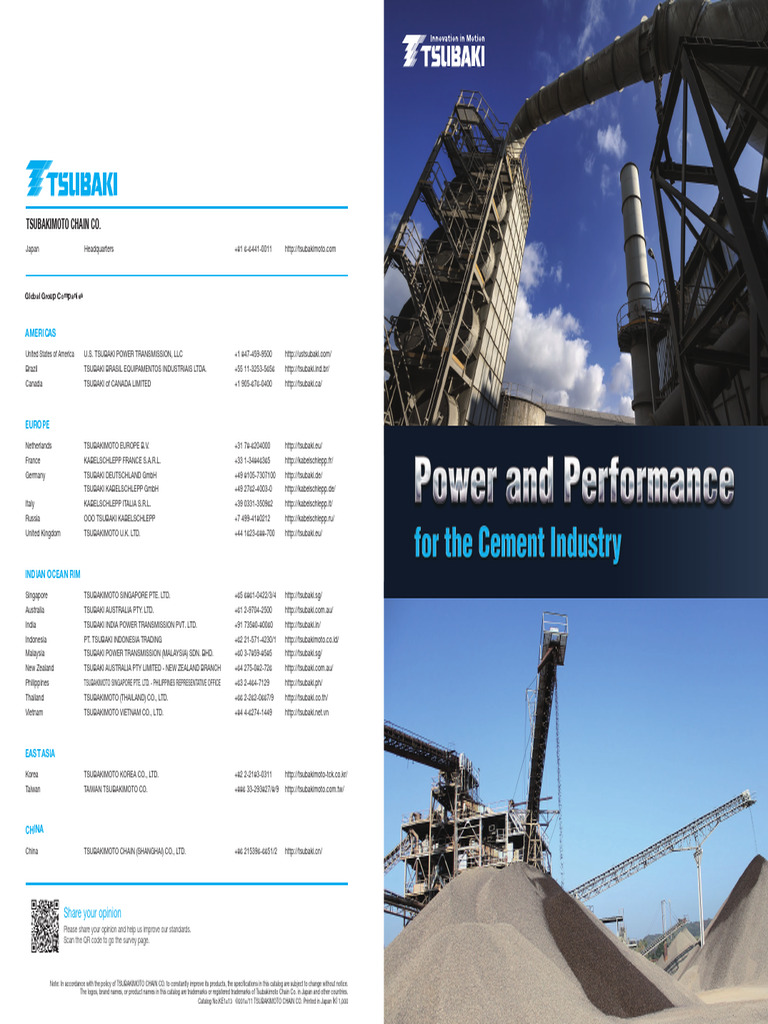 Power and Performance Cement Industry EN 2016 | PDF | Wear | Materials