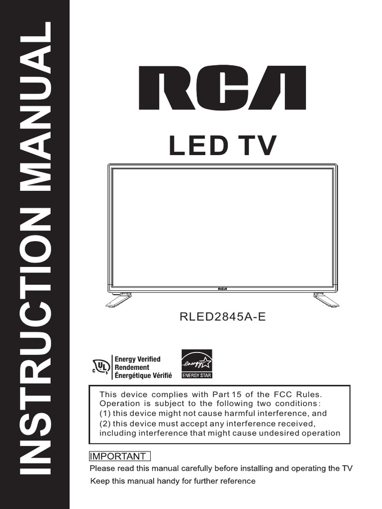 RCA_RLED2845A-E_EN | Download Free PDF | Information And Communications ...